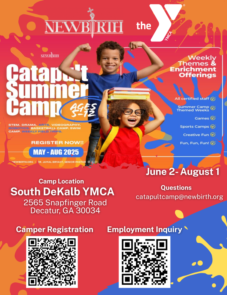 Let’s Get Excited! Catapult Summer Camp Is COMING!!!! | Dekalb County ...