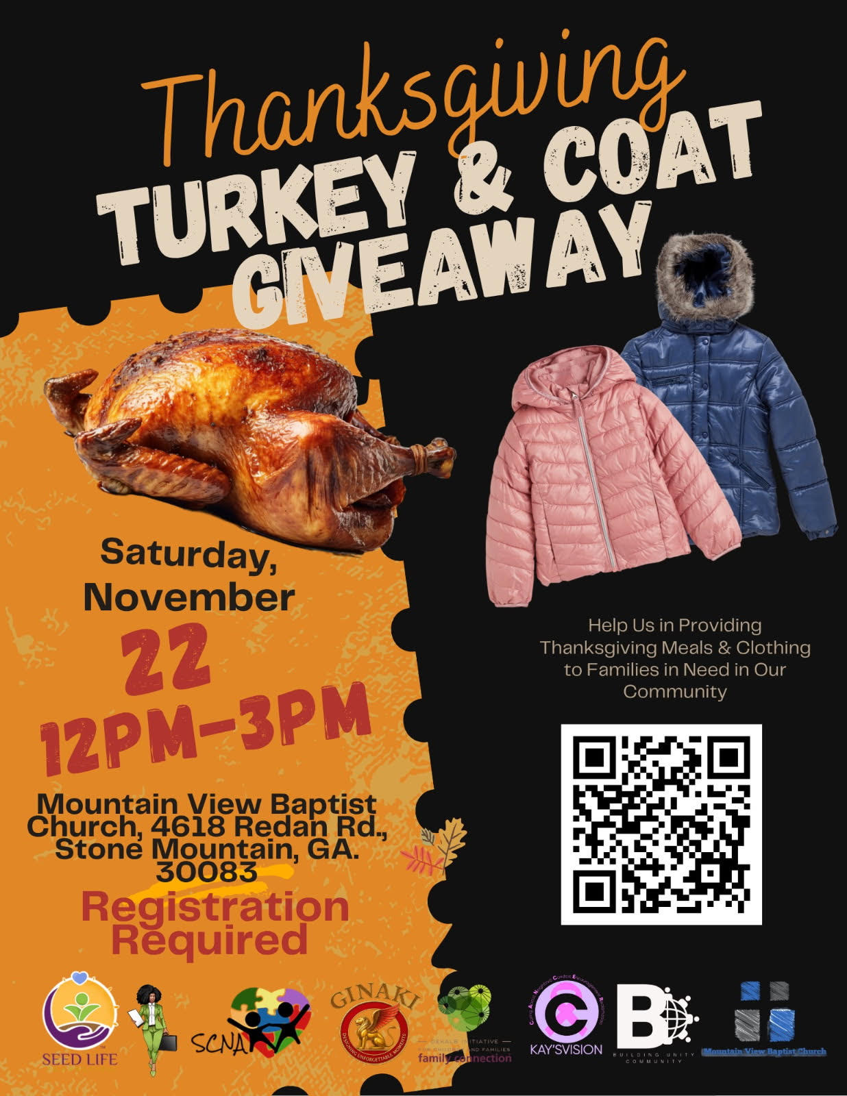 Thanksgiving Turkey & Coat Giveaway | Dekalb County – GAFCP